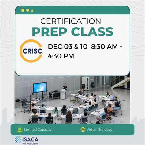 We Are Offering Prep Classes Over Decemver For Crisc Pass The