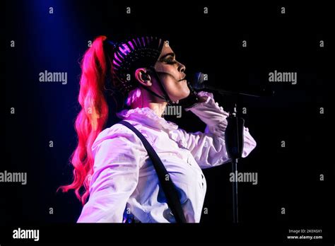 Copenhagen Denmark 13th Sep 2022 The Australian Industrial Rock Band Skynd Performs A Live