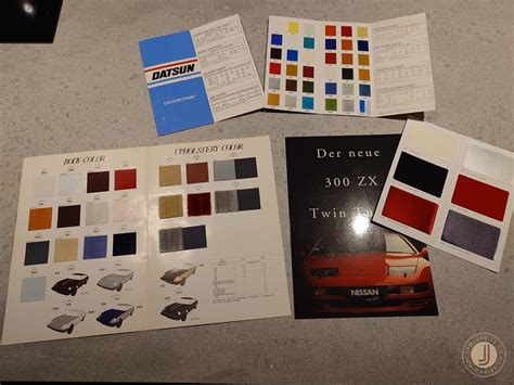 240z Various Datsun Z And Zx Color Charts And Brochures Jdmjunkiesch