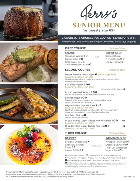 Menus For Seniors
