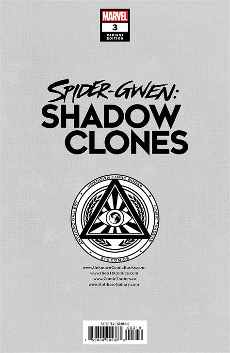 Spider Gwen Shadow Clones 3 Unknown Comics Kael Ngu Exclusive Virgin