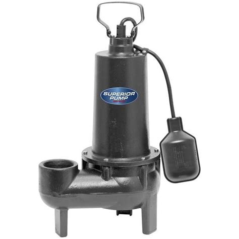 Superior Pump 12 Hp Submersible Cast Iron Sewage Ejector Pump Sump