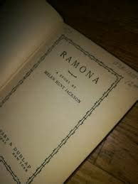 Ramona By Helen Hunt Jackson Relic
