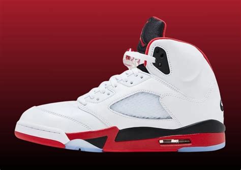 Air Jordan 5 Fire Red Black Tongue 2025 Hq7978 101 Sneakerfiles