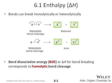 Organic Chemistry Third Edition David Klein Chapter 6