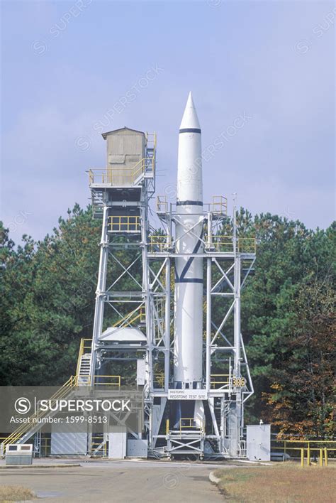 A Rocket At The Historic Redstone Rocket Test Site At The George C Marshall Space Flight Center