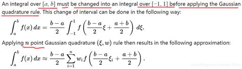 Gauss型（gaussian Quadrature）求积公式和方法gauss Legendre Quadrature Csdn博客