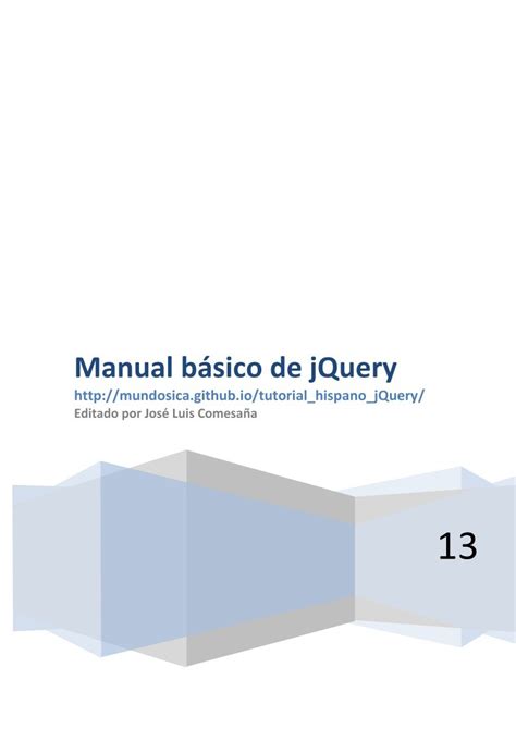 pdf de programación manual básico de jquery