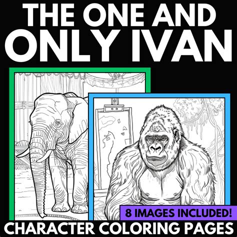 The One And Only Ivan Coloring Pages Creative Classroom Core