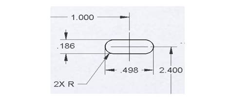 Slot Dimensioning Basics Asme Y14 5m Punchlist Zero