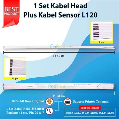 Jual Set Kabel Head Sensor Epson L120 L130 Flexible Cable Printer L120 Di Seller Sentra