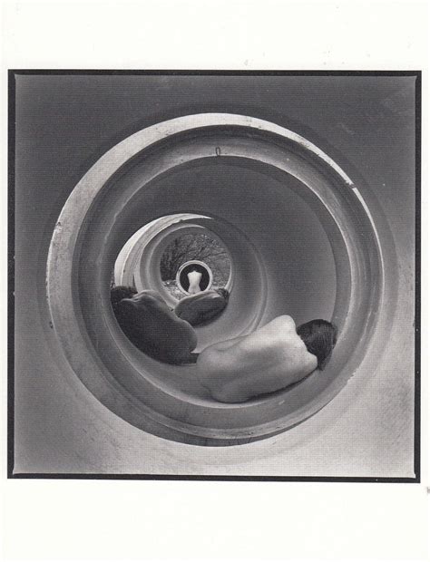 Woman In Washing Machine Sci Fi Cylinder Tunnel Cocoon Photo Postcard