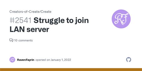 Struggle To Join Lan Server · Issue 2541 · Creators Of Createcreate · Github