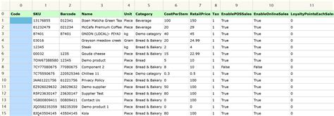 How To Import Items In Pos System Download Csv Template