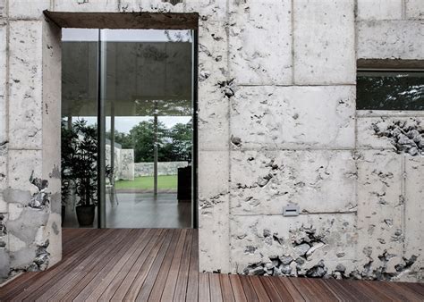 Craggy Walls Surround Archiums South Korean Sculpture Park