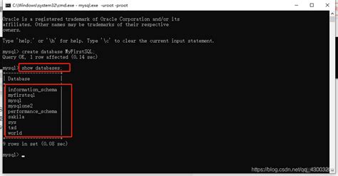 Cmd 创建mysql 数据库命令 如何在cmd中创建mysql数据库lazihuman的技术博客51cto博客