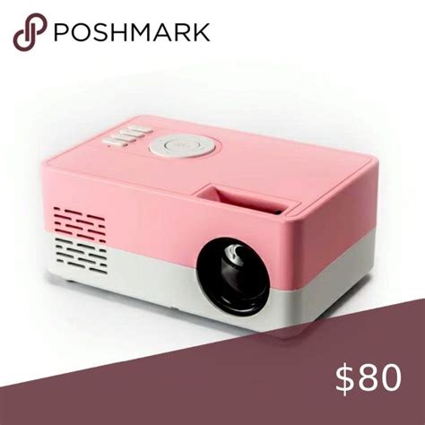 Super Cute Mini Pink Projector Perfect For Travel