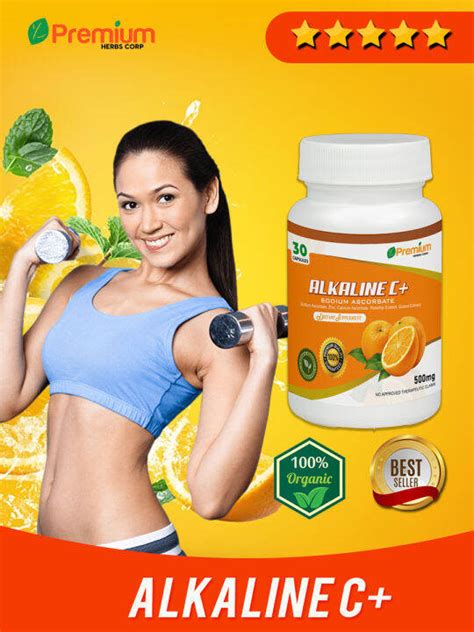 Premium Alkaline C With Zinc Vitamin C Active Sodium Ascorbate Immune