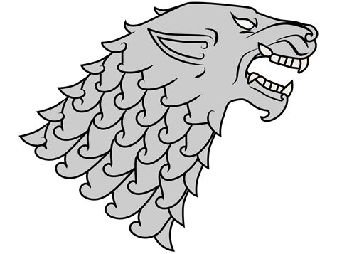 House Stark Sigil Vector