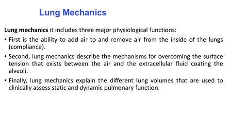 Respiration Physiology Doctor Of Pharmacy Ppt