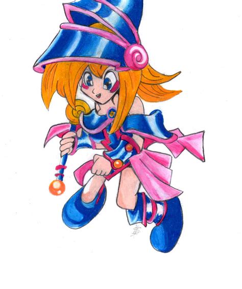 Toon Dark Magician Girl By Prettyblur On Deviantart