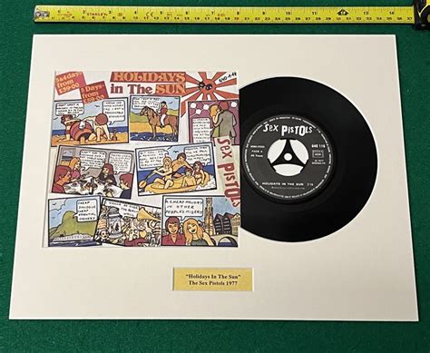 The Sex Pistols Sex Pistols Holidays Mounted Record 1977 1977 Vinyl