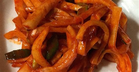 꼬들꼬들한 무생채 만들기