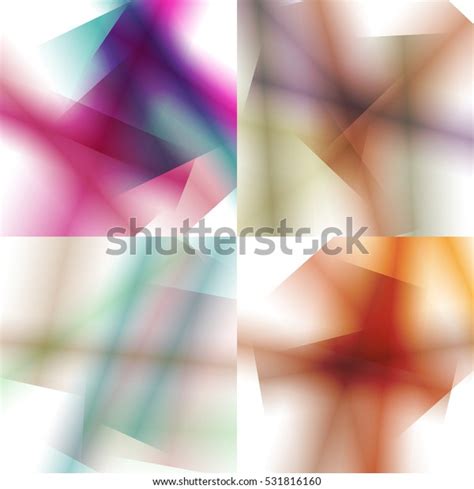Set Colorful Backgrounds Soft Gradients Lines Stock Vector Royalty Free 531816160 Shutterstock