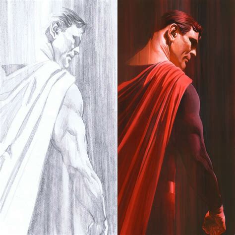 Superman Alex Ross Sketch