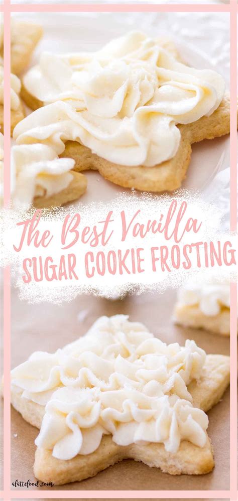 Easy Sugar Cookie Frosting Vanilla Buttercream Easy Sugar Cookies