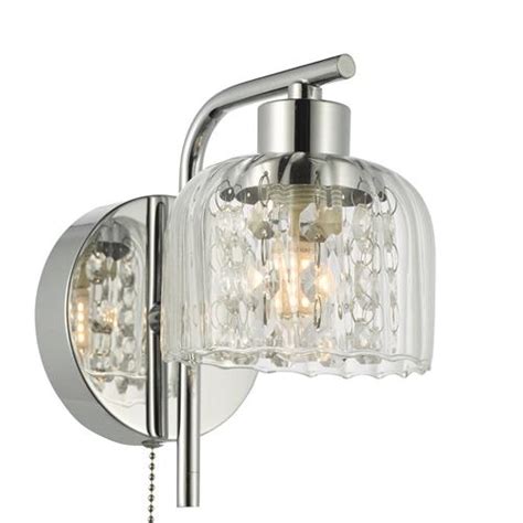 Forseti Polished Chrome Ip44 Bathroom Wall Light For0750 The Lighting