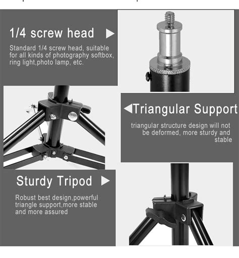 사진 휴대용 사진 비디오 삼각대 조명 스탠드 의 고품질 사진 휴대용 사진 비디오 삼각대 조명 스탠드