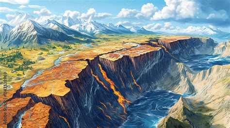Plate Tectonics Geological Theory Explaining Earths Lithospheric Plate Movement Shaping