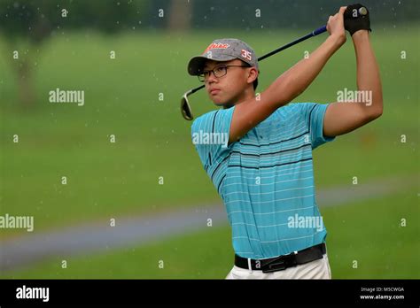 Danau Ukm Bangi February 10 Joshua Lim Jun Wen Takes His Tee Shot