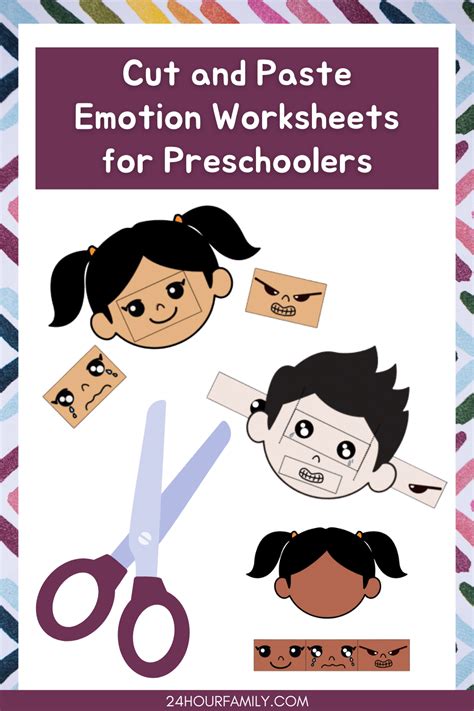 Which Emotion Cut And Paste Worksheets Free Printables