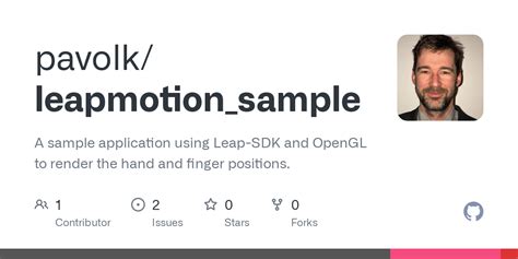 GitHub Pavolk Leapmotion Sample A Sample Application Using Leap SDK And OpenGL To Render The