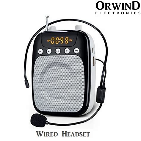Portable Amplifier With Wired Microphone Orwind O7801 Portable