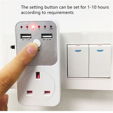 generic control socket digital timer time socket eu uk electronic timer dual switch smart