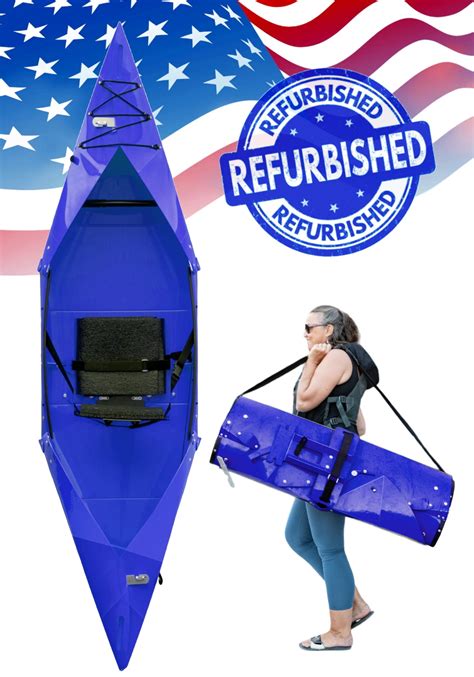 Like New Tucktec Folding Kayak Solid Hard Shell Foldable 2 Minut