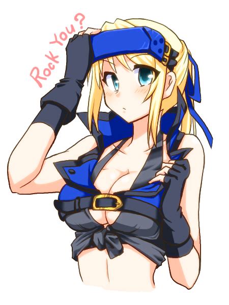 Ryuuri Aoithigo Ky Kiske Kyko Sol Badguy Guilty Gear M U G E N 1girl Bare Shoulders