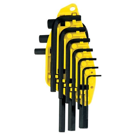 Jogo De Chave Hexagonal Com 10 Peças Em Polegadas Stanley 69 254