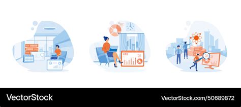 Big Data Machine Learning Control Analyzing Vector Image
