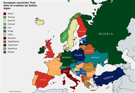 Countries And Their Zodiac Signs 60 Photos