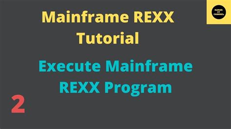 Execute Mainframe Rexx Program Mainframe Rexx Tutorial Part 2