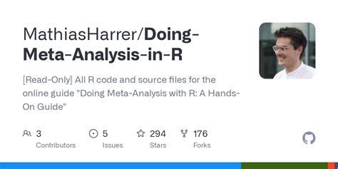 Github Mathiasharrerdoing Meta Analysis In R Read Only All R Code And Source Files For The