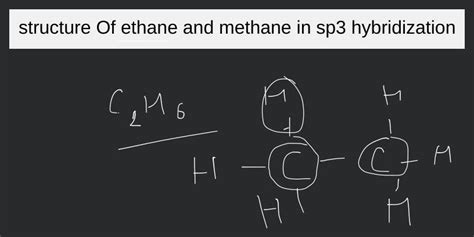 Structure Of Ethane And Methane In Sp3 Hybridization Filo