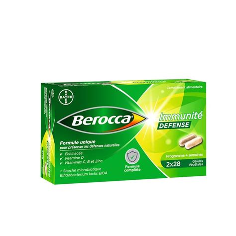 Bayer Berocca Defence Immunity 2x28 Capsules Easypara