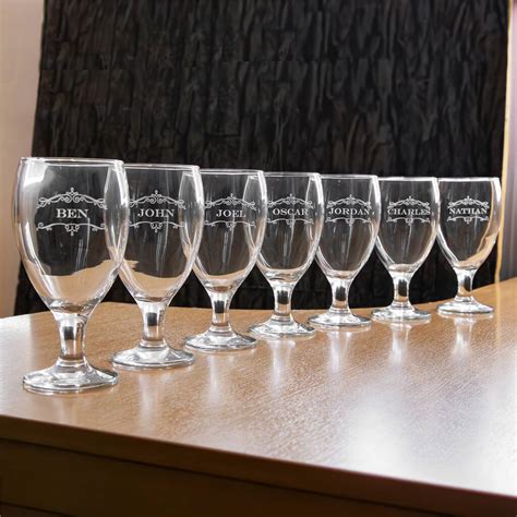 Personalised Vintage Style Stemmed Beer Glass Range By Duncan Stewart