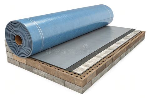High Density Plastic Sheet For Waterproofing Foundations Stock