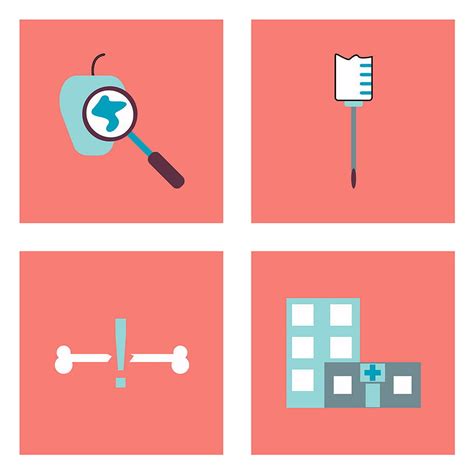 벡터에 임상 아이콘 의료 장비 세트 Ai Eps Uidownload